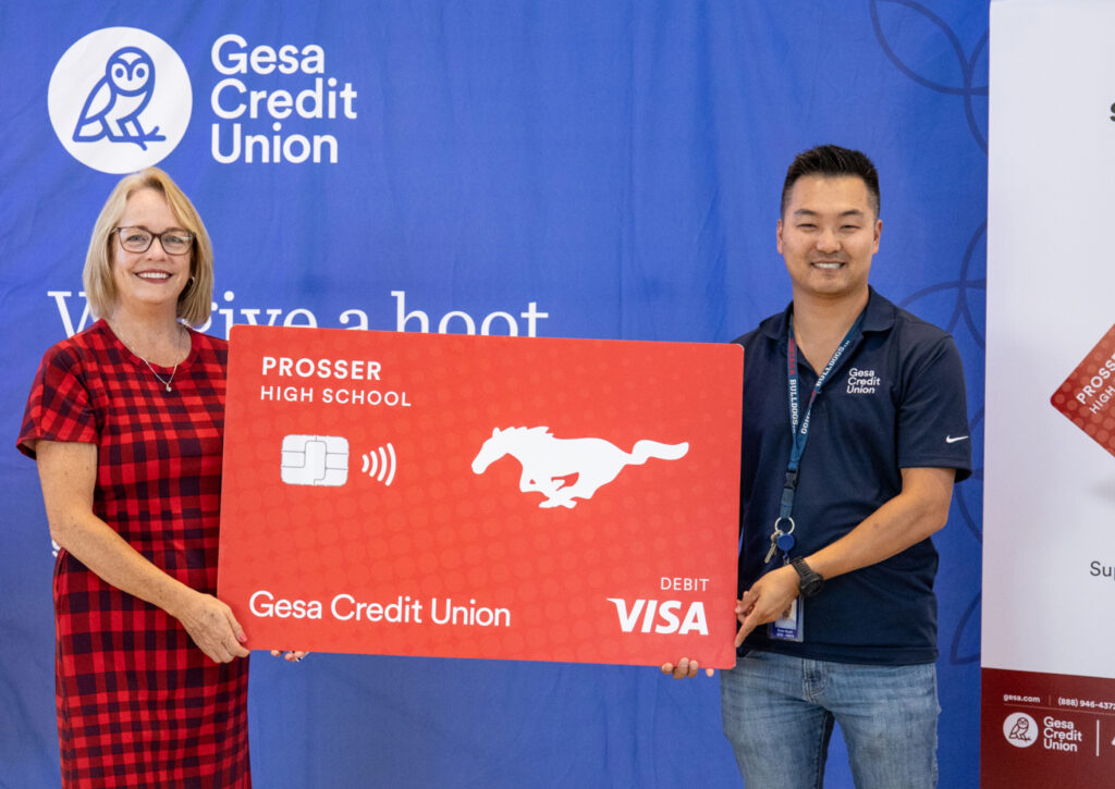 Gesa Partners with Prosser High School | Washington Credit Union | Loans | Savings Accounts | Gesa