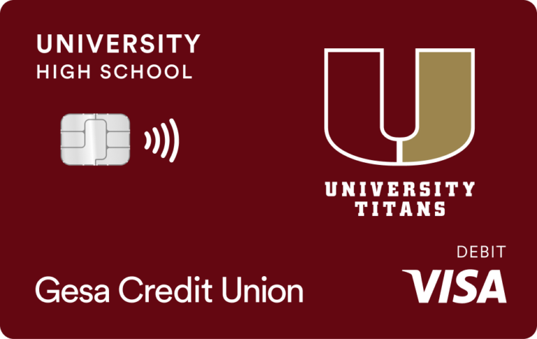 University High School | Washington Credit Union | Loans | Savings Accounts | Gesa